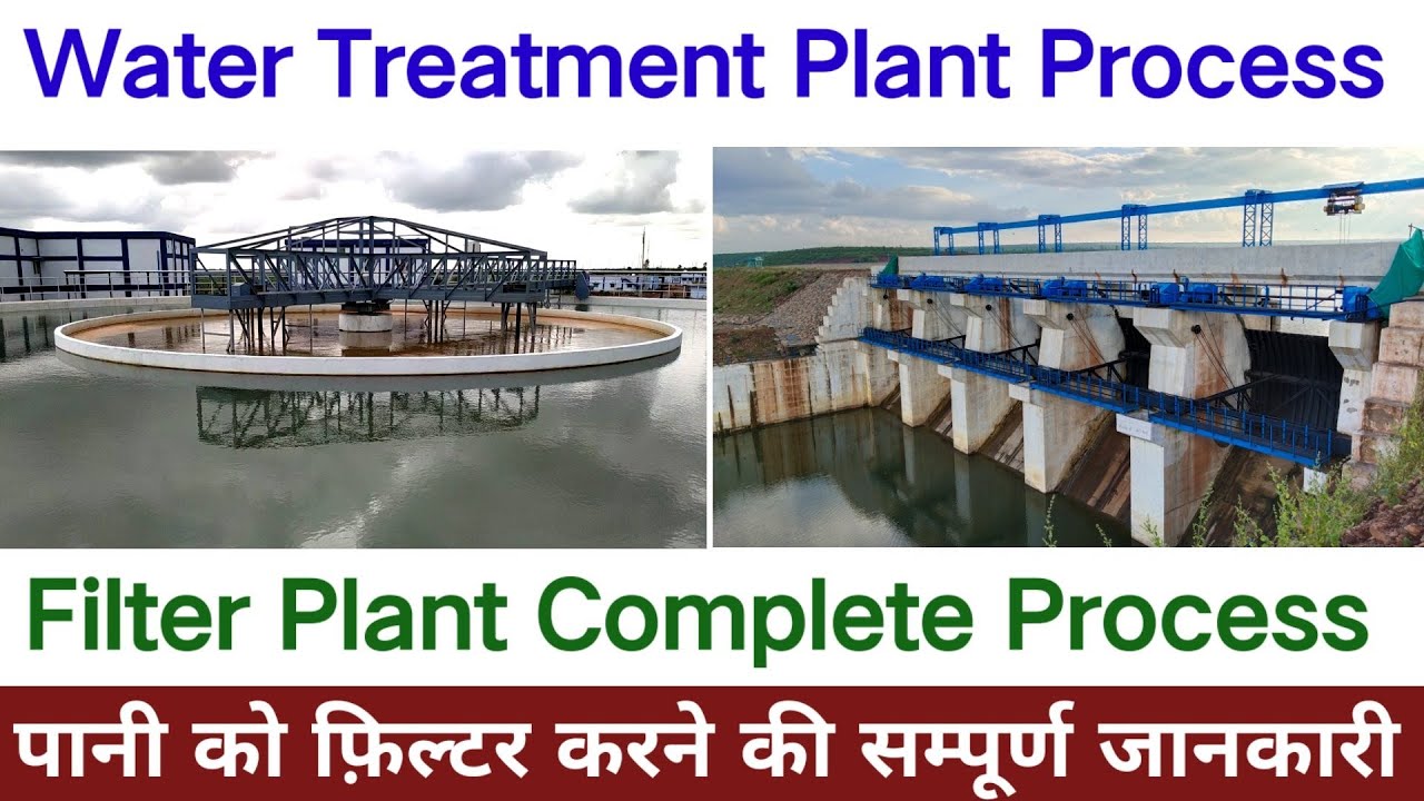 पानी को फ़िल्टर करने की संपूर्ण जानकारी | WTP | Water Treatment Plant ...