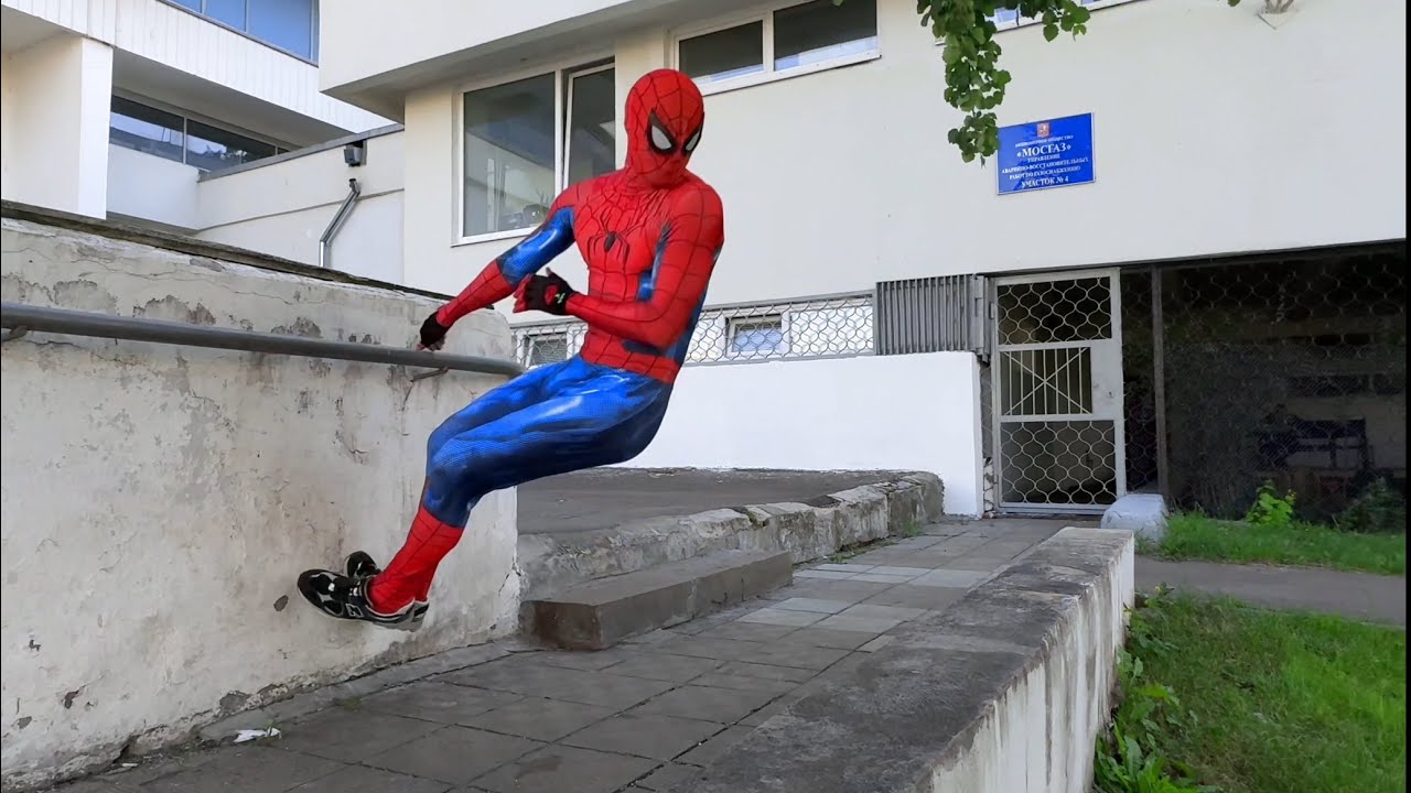 Amazing jumps from Spider-Man Parkour - YouTube