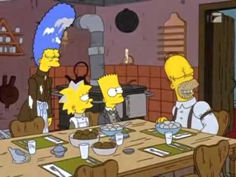 Homero - afeitado con una navaja - YouTube