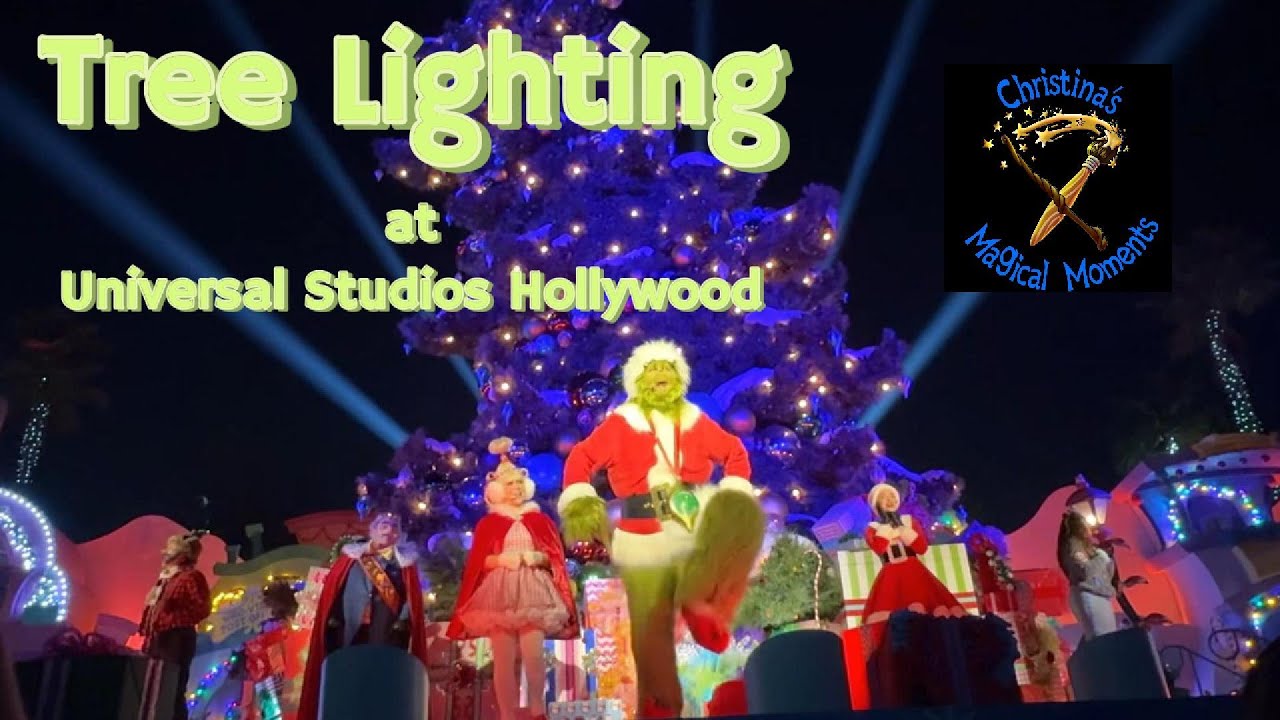 2024 Universal Studios Hollywood Tree Lighting Ceremony (Full Show ...