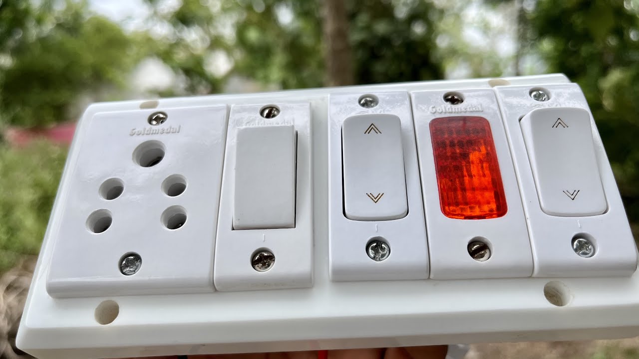 Switch board wiring including 2way switch connection - YouTube