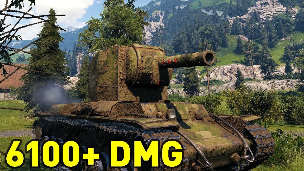 World Of Tanks | KV-2 - 6100 Damage - Epic - YouTube