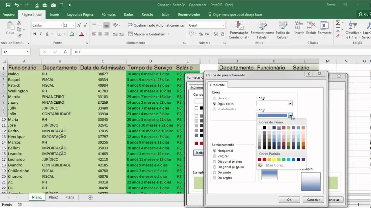 Como deixar sua planilha mais bonita - Feras do Excel // Dicas de Excel ...
