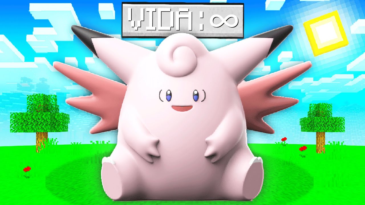 CLEFABLE MEU POKEMON TANK PARA O MEU TIME no PIXELMON!! - PARADEX - YouTube