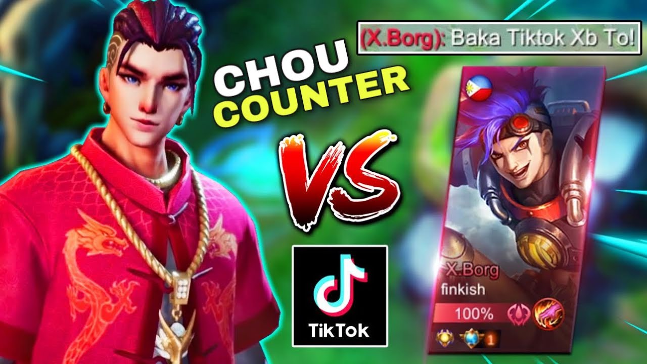 CHOU’S COUNTER IS HERE? THE NEW TIKTOK META X-BORG JUNGLE! FURY MLBB ...