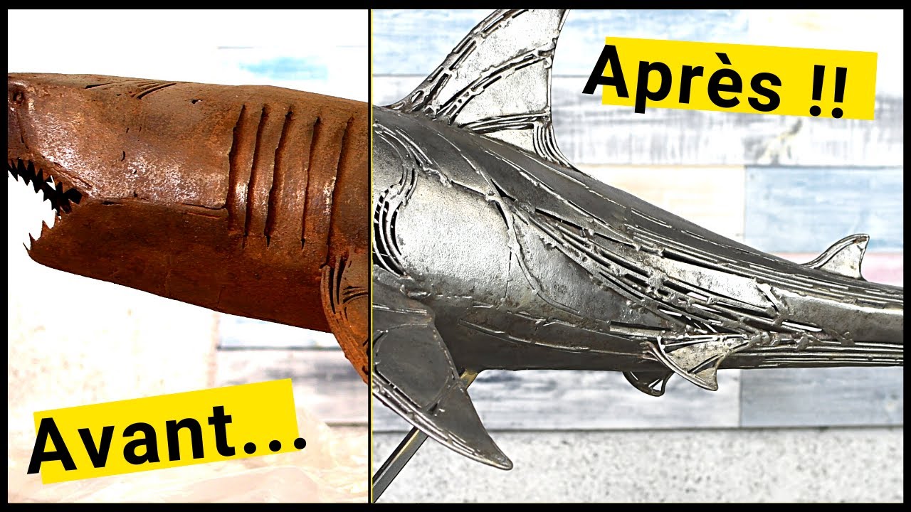 ☑️ Comment RETIRER la ROUILLE du MÉTAL Sans TREMPAGE? (Gros Objets ...