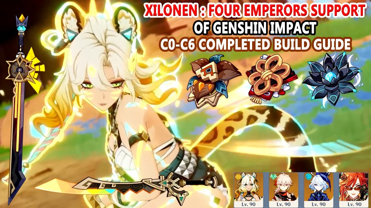 Xilonen: Four Emperors Support of Genshin Impact | Xilonen C0-C6 ...