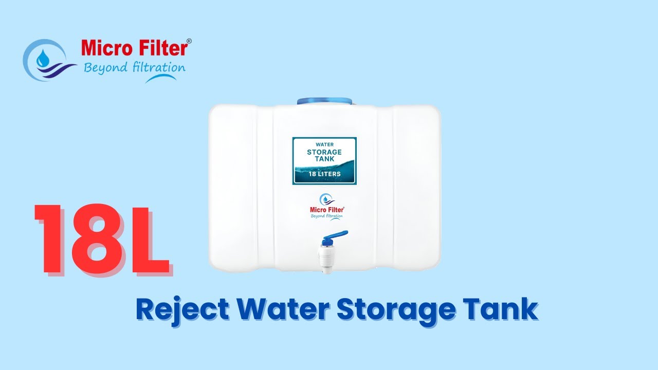 Save RO Waste Water! | Micro Filter 18L Storage Tank | Smart Water ...