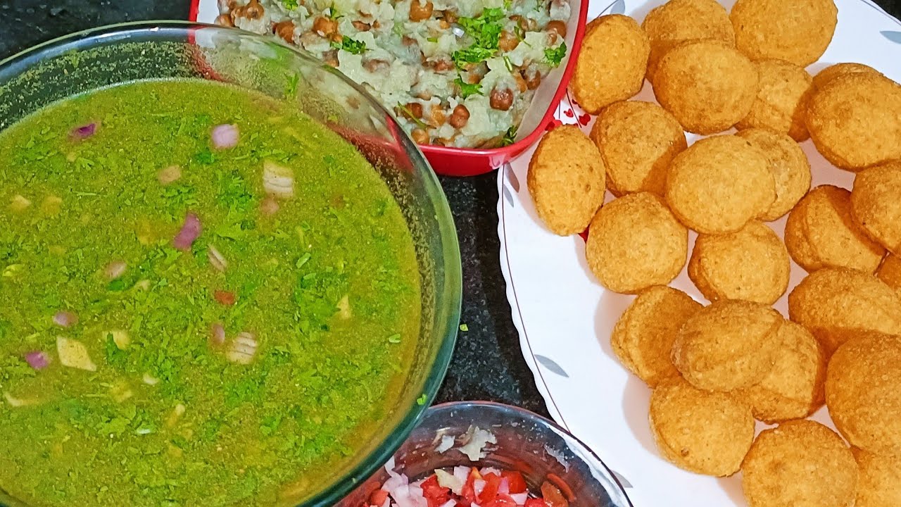 Pani Puri street style | Pani Puri recipe | how to make Pani Puri ...