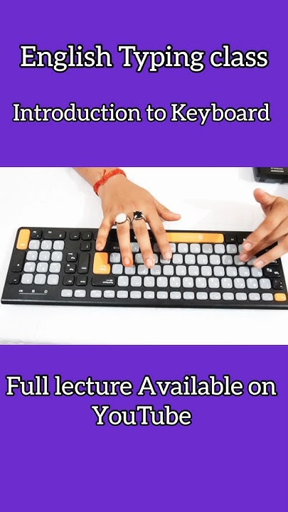 English Typing class Introduction - YouTube