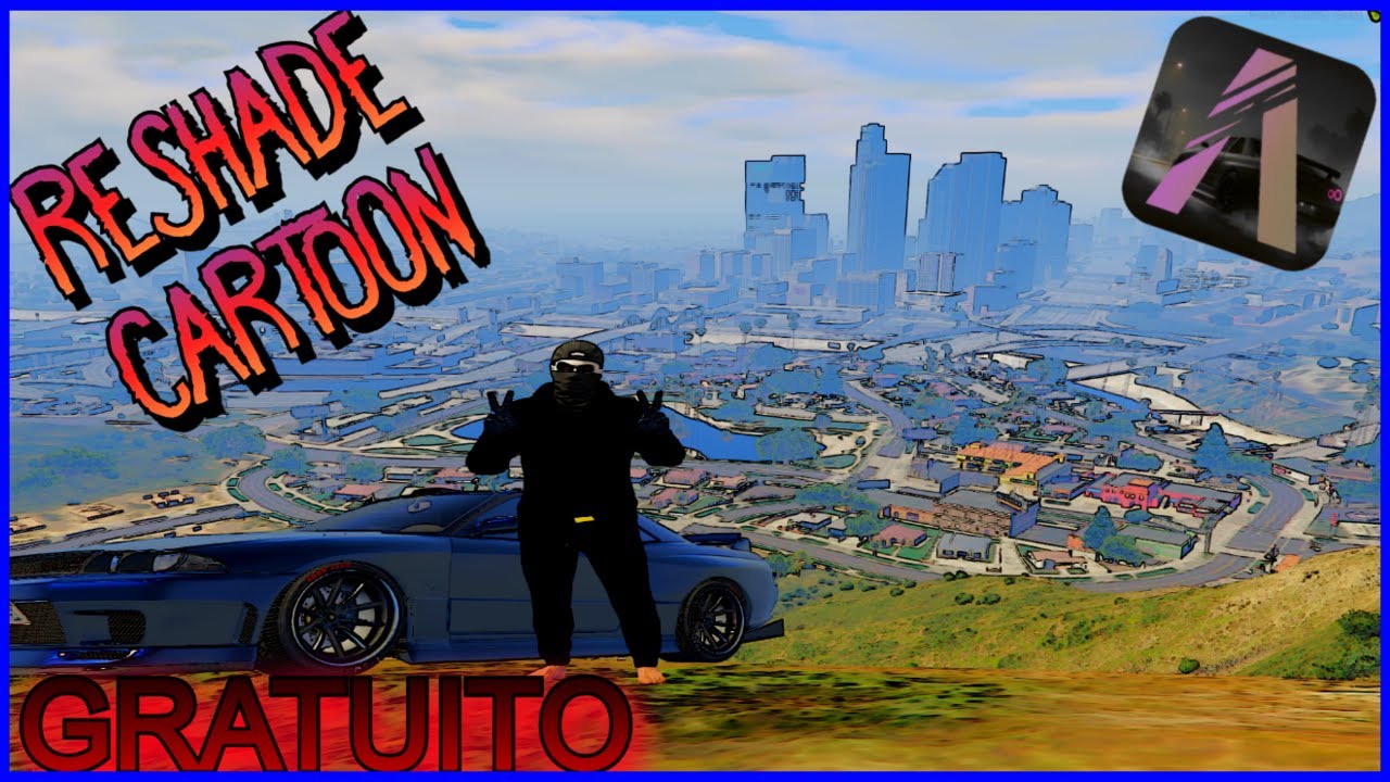 NOVO RESHADE NO FIVEM!! RESHADE DE CARTOON!!!!! - YouTube