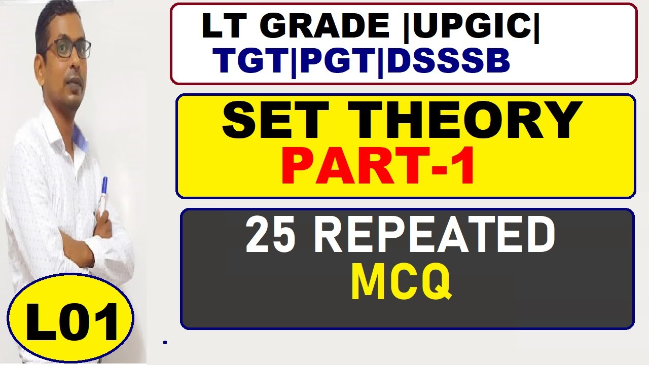 01 Set theory | 15 repeated questions of set theory | set theory for ...
