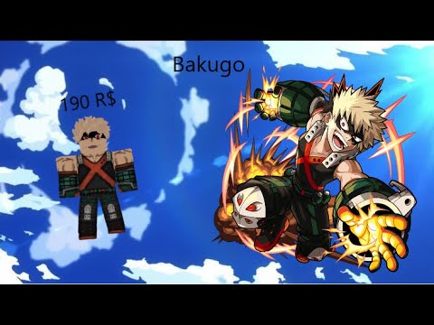 How to Make Bakugo in Roblox! - YouTube