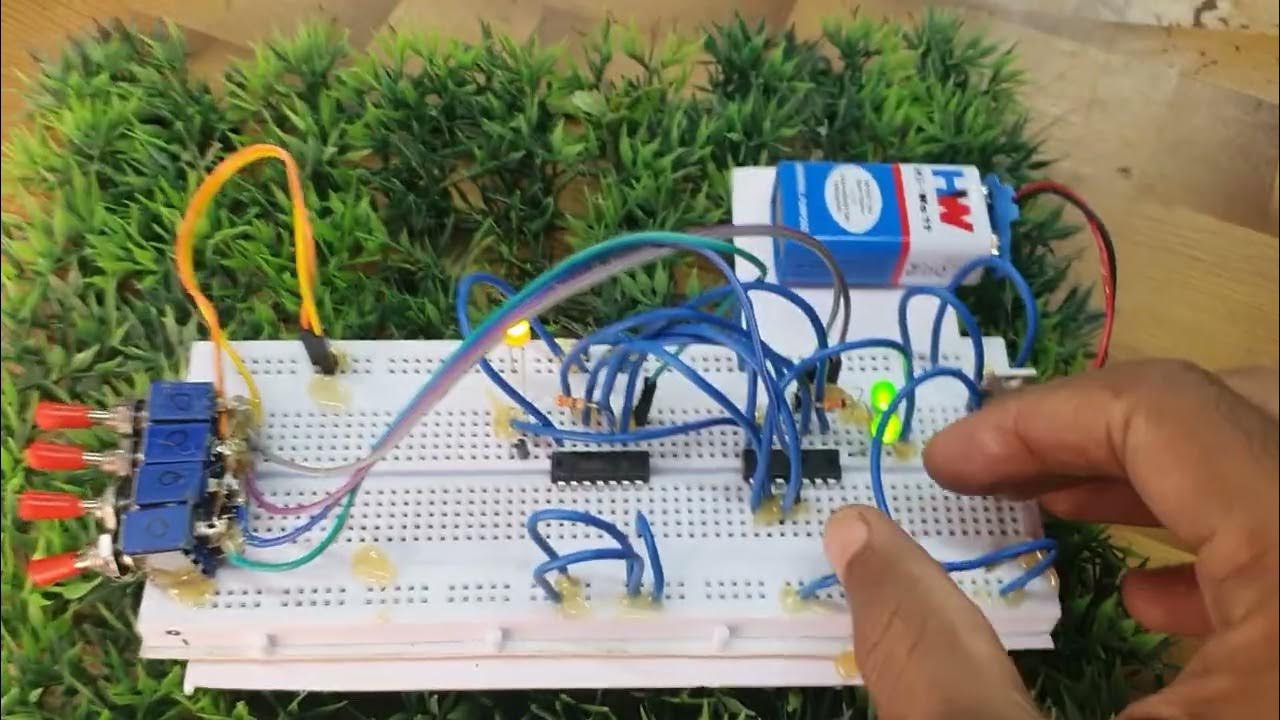 Lawn sprinkler controller design DLD project using logic gates ...