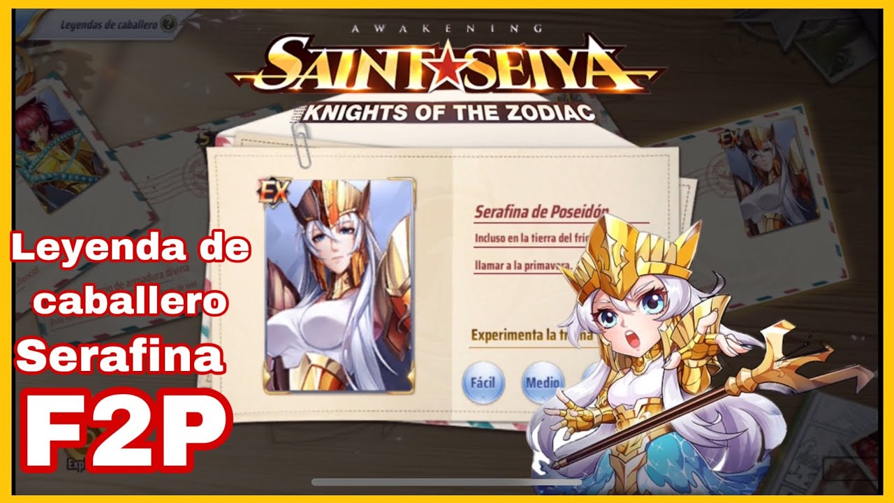 Leyenda de caballero “Serafina” F2P-Saint Seiya KOTZ - YouTube