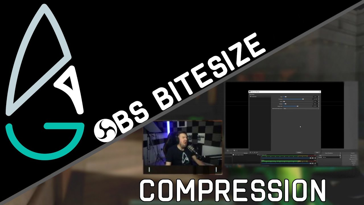 OBS Microphone compression - OBS Bitesize #8 - YouTube