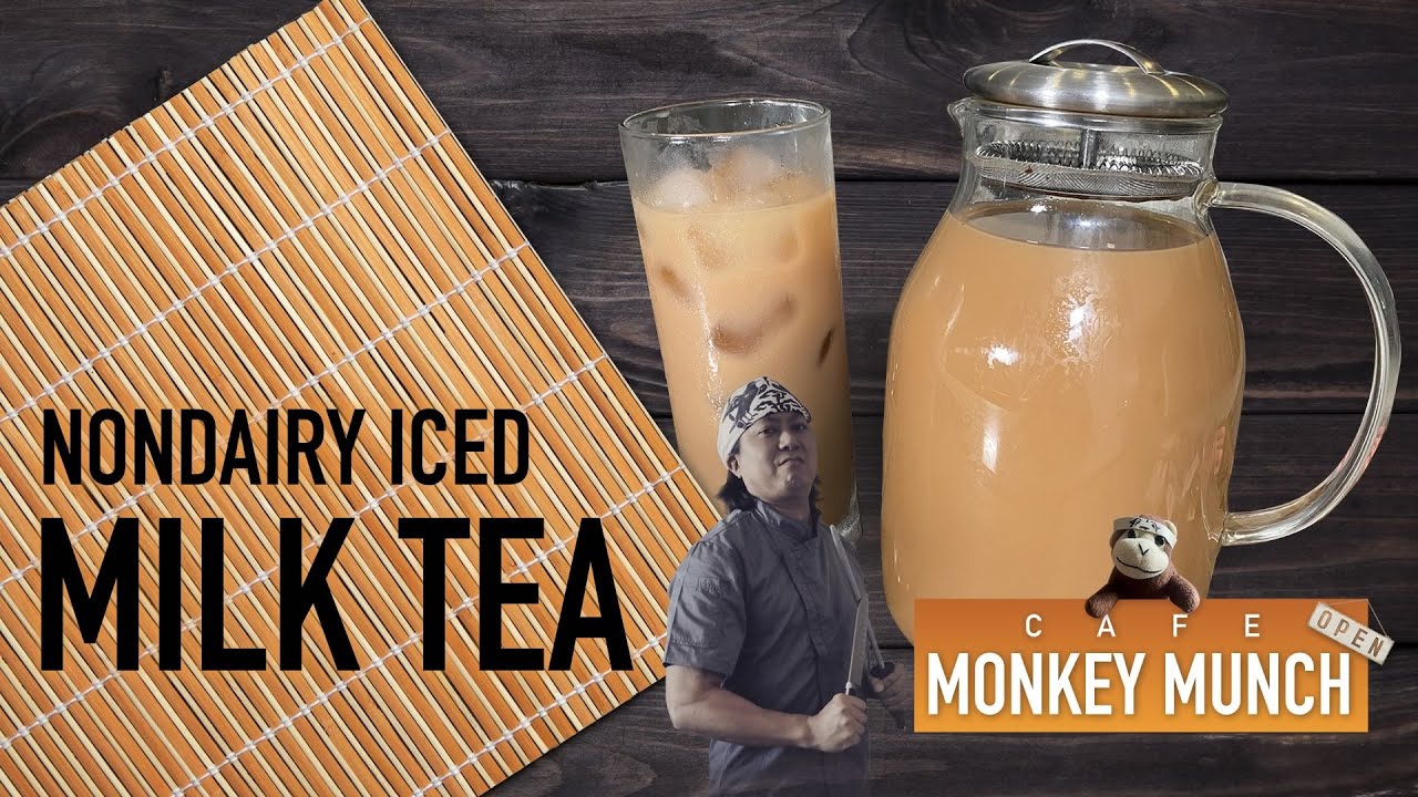 Nondairy Iced Milk Tea Recipe (aka Monkey Munch Milk Tea) - YouTube