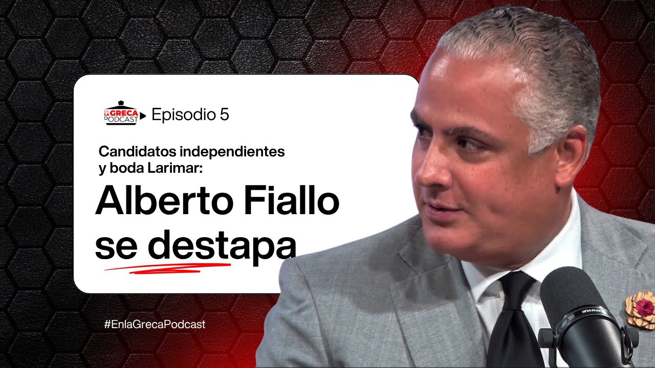 Candidatos independientes y boda Larimar: Alberto Fiallo se destapa ...