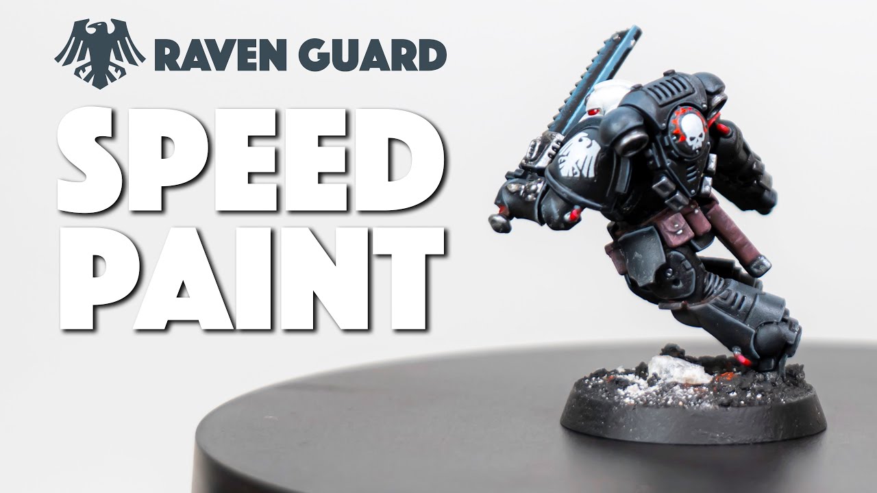 How to Paint Raven Guard | Speed Painting | Warhammer 40k - YouTube