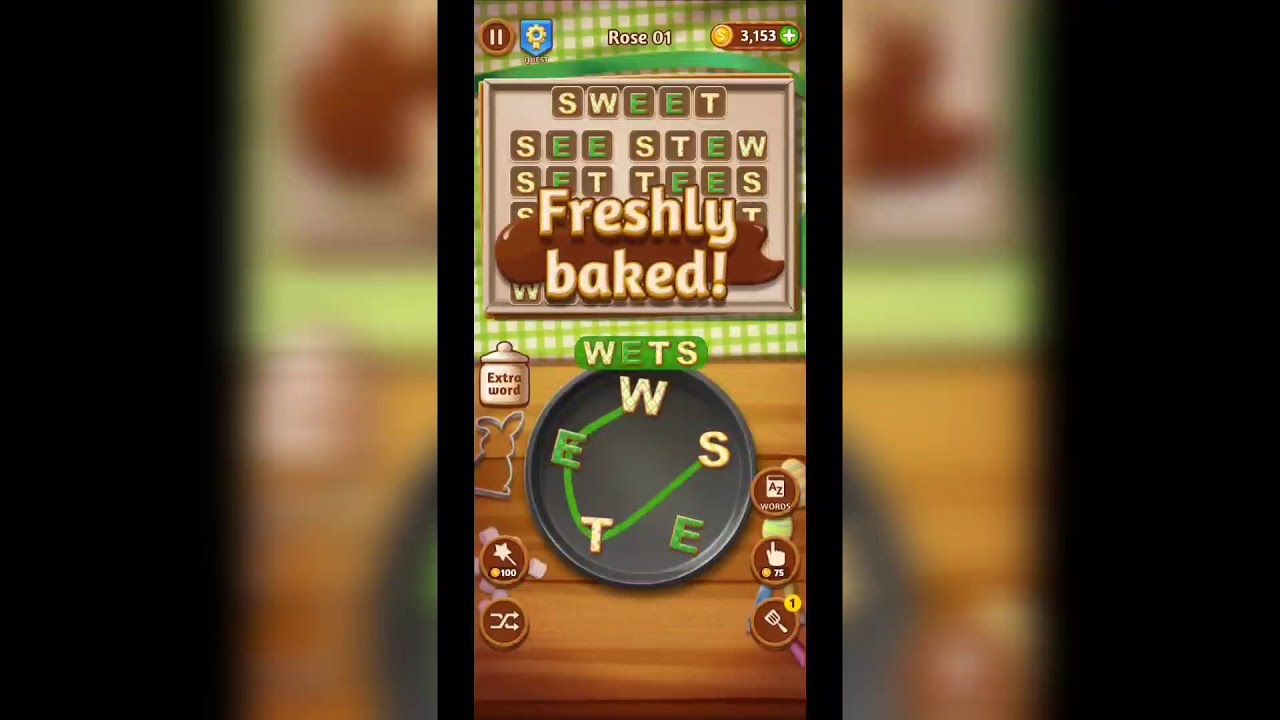 Word Cookies Rose Level 1 Solved - YouTube