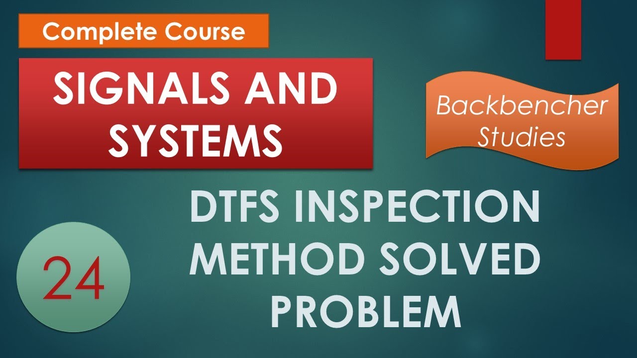 24.DTFS INSPECTION METHOD SOLVED PROBLEM || BackBencher Studies || Y ...