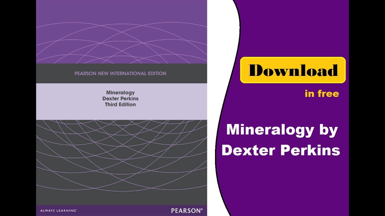 Mineralogy by Dexter Perkins Download in PDF - YouTube