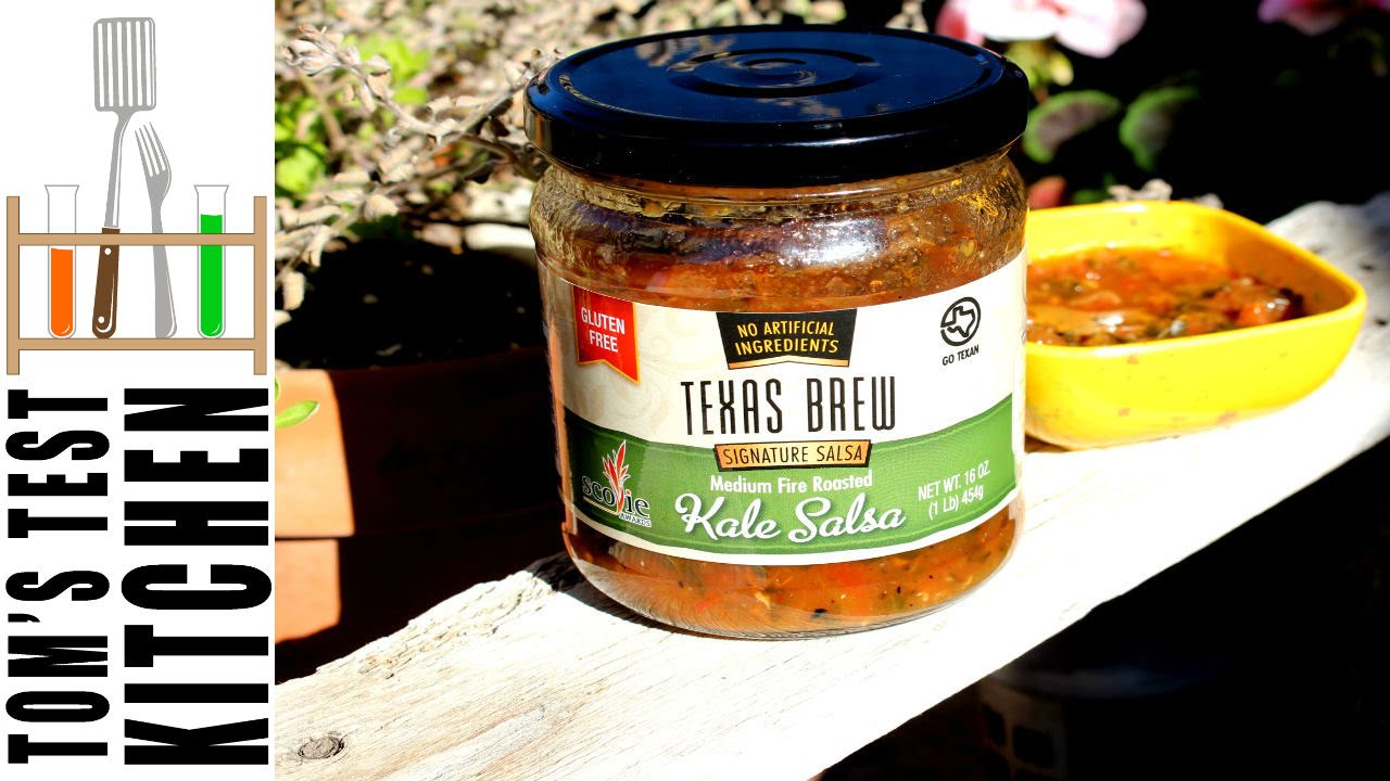 Salsa Reviews Texas Brew Fire Roasted Kale Salsa - YouTube