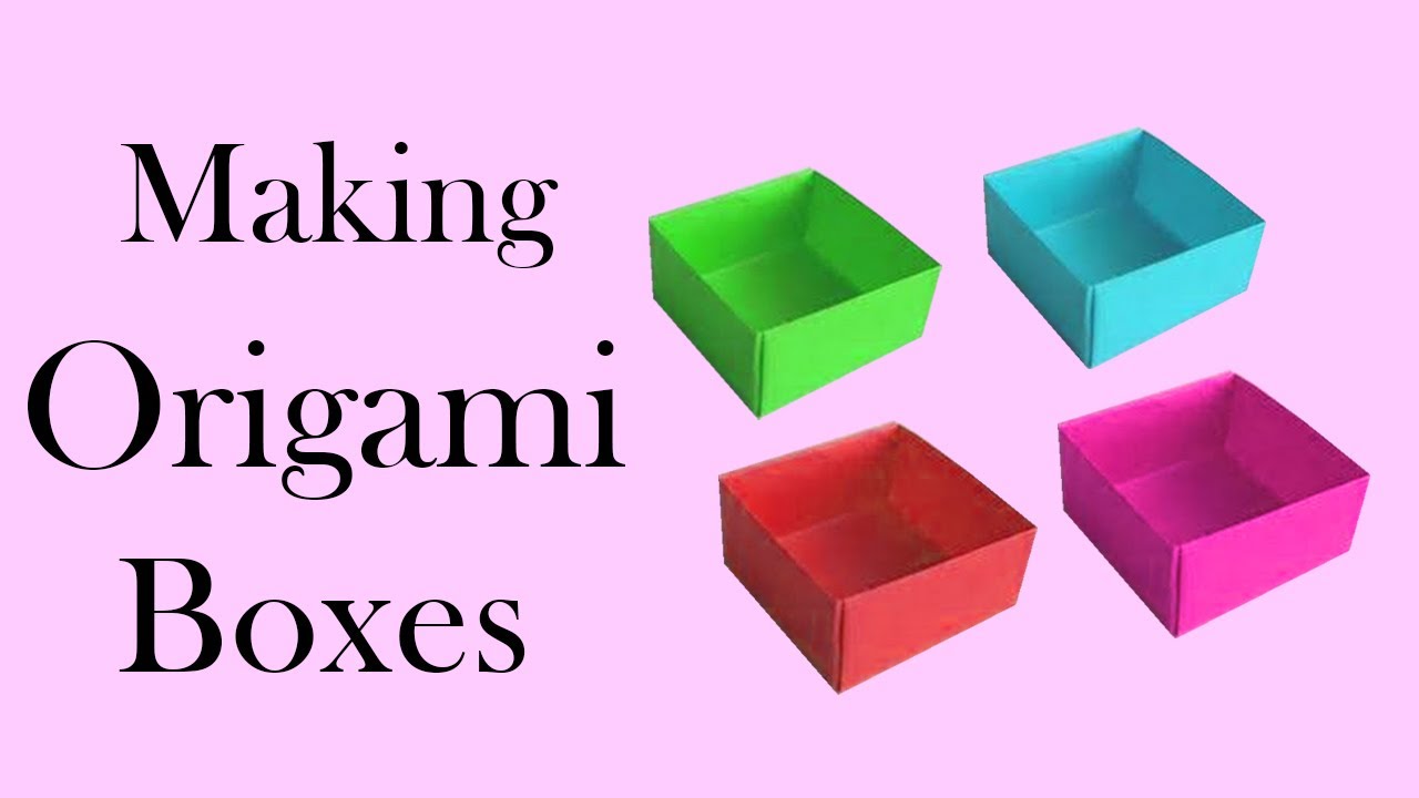 DIY Mini Paper Box || How to Make a Mini Paper Box - YouTube