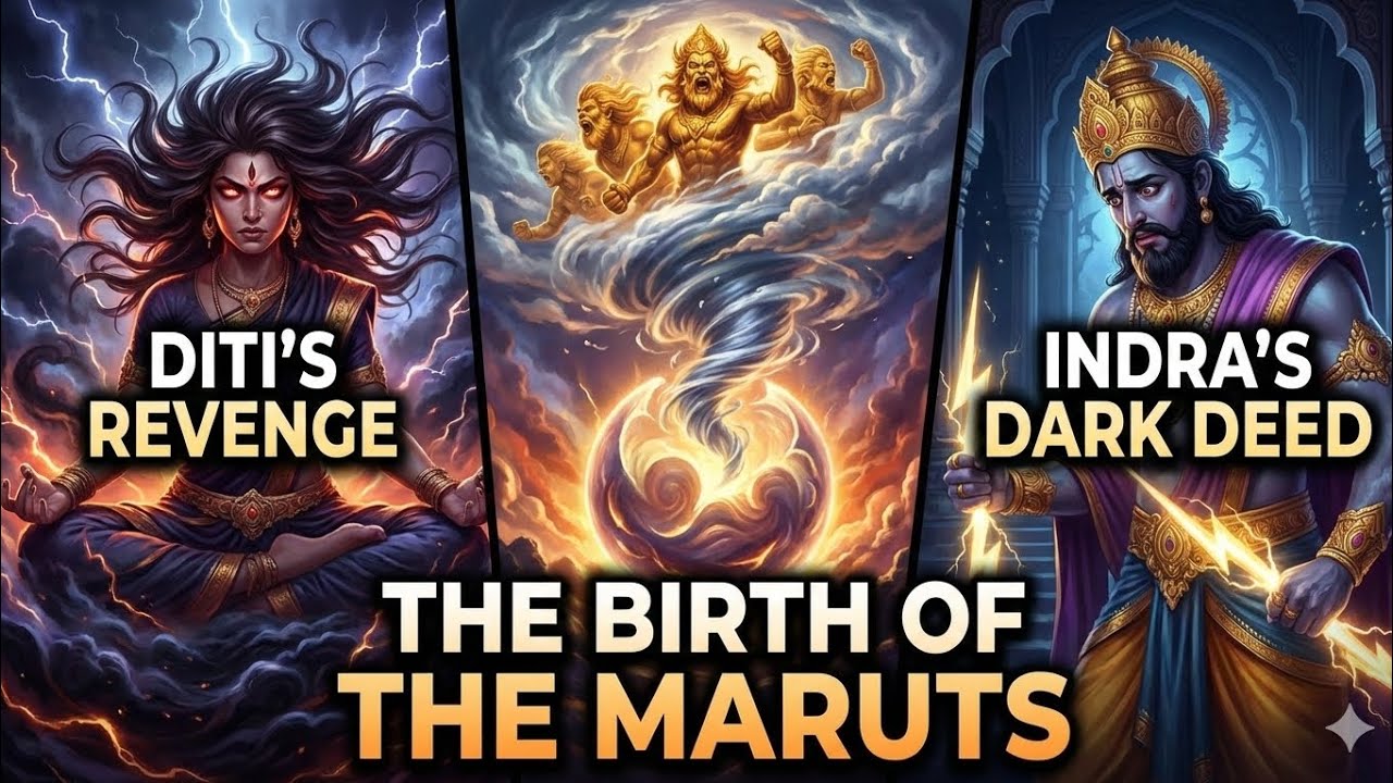 Indra’s Dark Deed | The Birth of the Maruts –A Hindu Mythology Story # ...