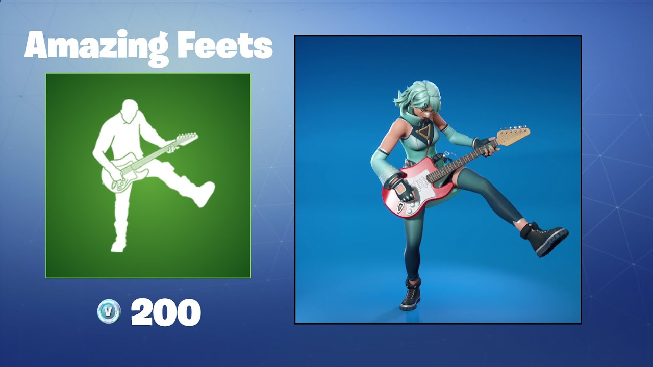 Amazing Feets | Fortnite Emote - YouTube