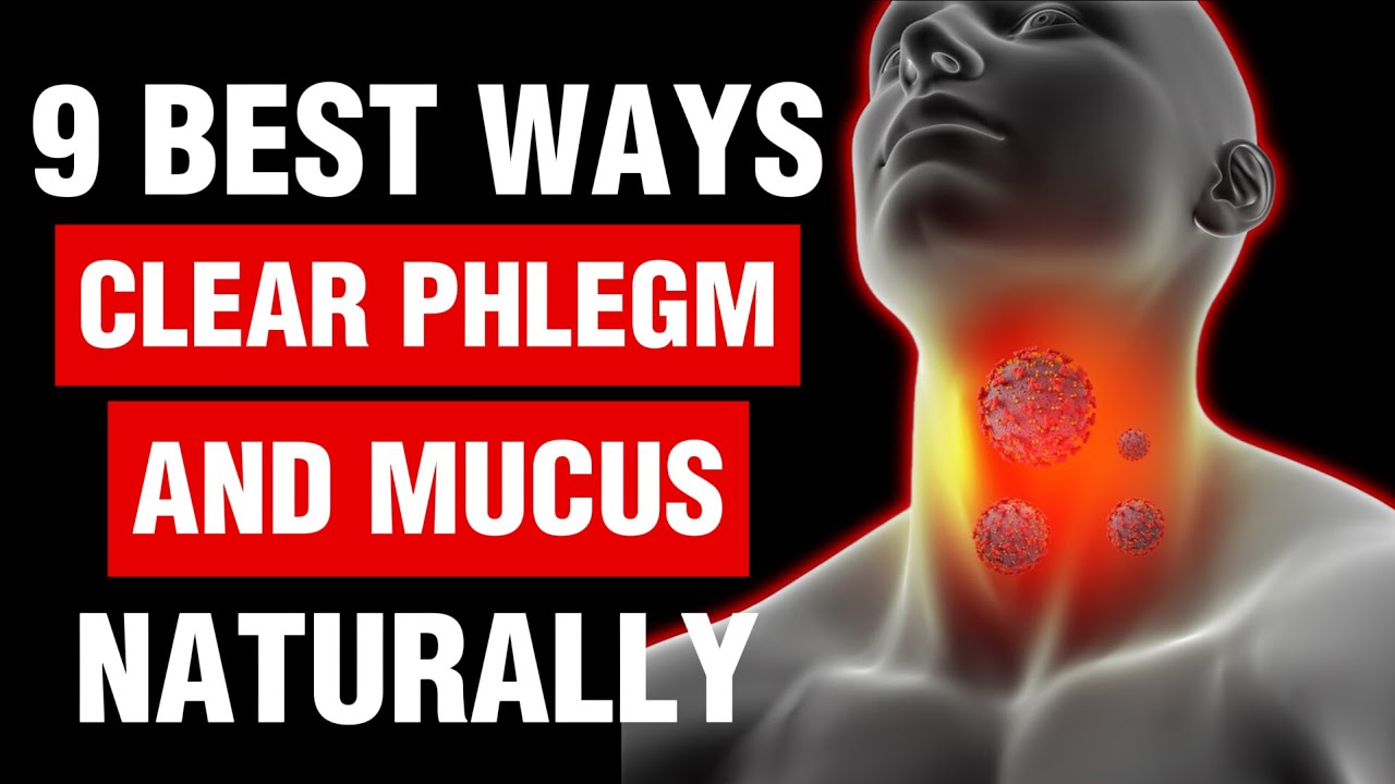 9 Best Ways To Clear PHLEGM AND MUCUS Naturally I Bora Natural Remedies ...