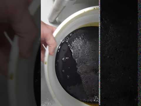 example of crude oil, post winterization, decarb (2) - YouTube