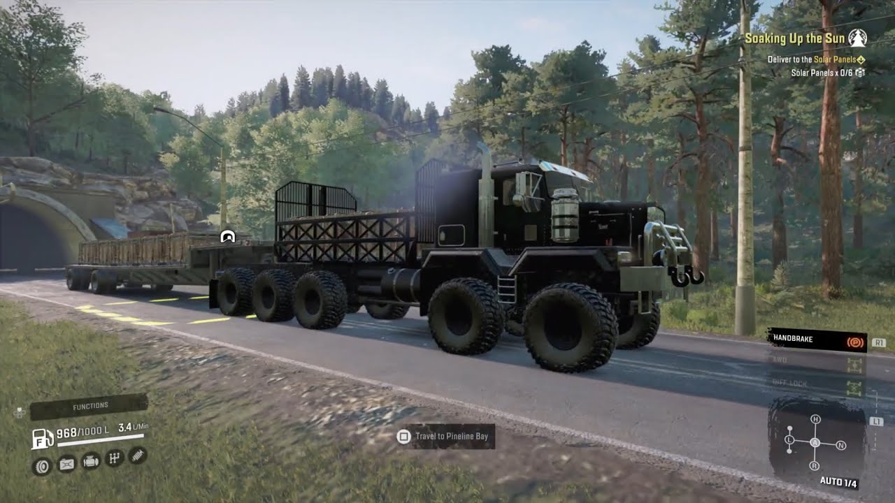 SnowRunner “Soaking up the sun” Delivering the solar panels to reactive ...