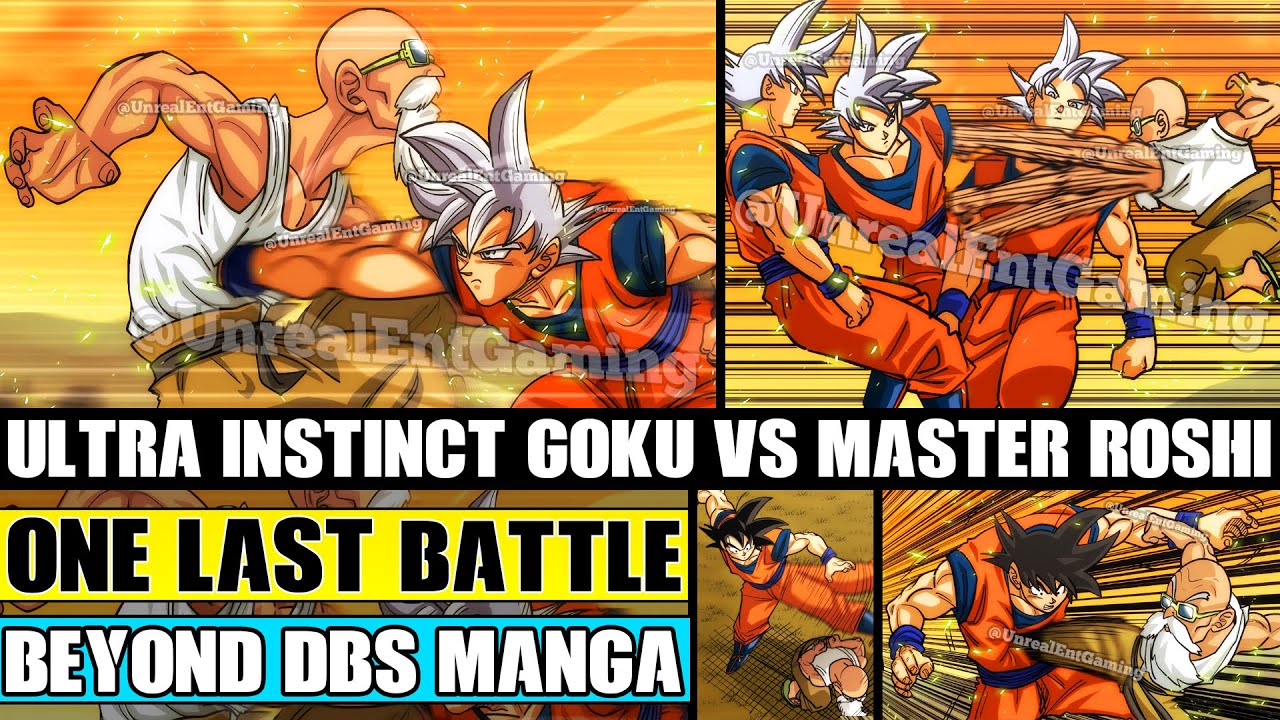 Beyond Dragon Ball Super: Ultra Instinct Goku Vs Master Roshi! Roshi ...