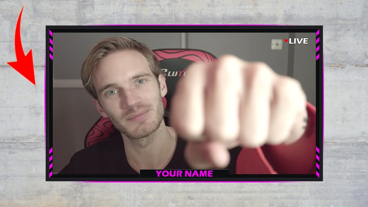 Cool Facecam/Webcam Overlay Template For Twitch & Youtube Free Download ...