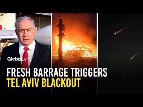 Tel Aviv Hit Again By Iranian Barrage As Building Is Flattened And Large Blackout Follows