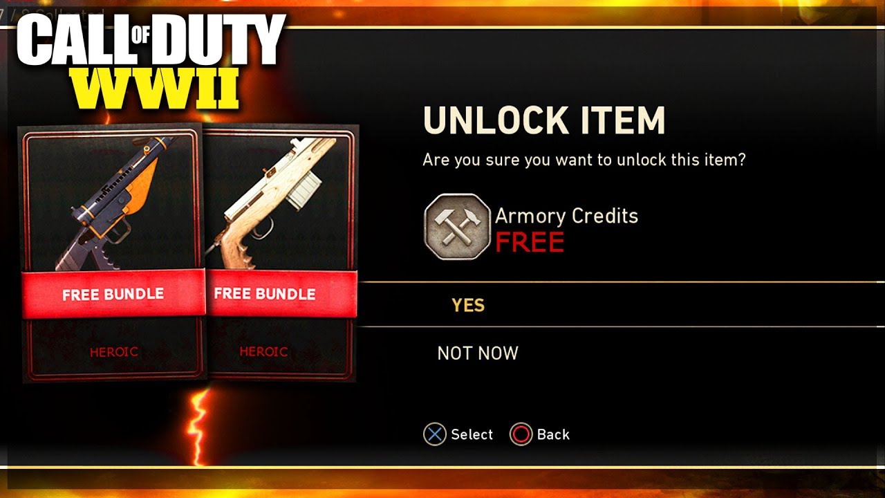 HOW TO GET FREE EPIC & HEROIC WEAPONS In COD WW2! - FREE DLC WEAPONS ...