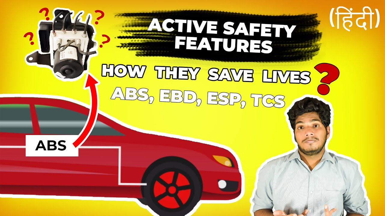 Active Safety Features | ABS, EBD, ESP and Traction control working | Frictional | Hindi - YouTube