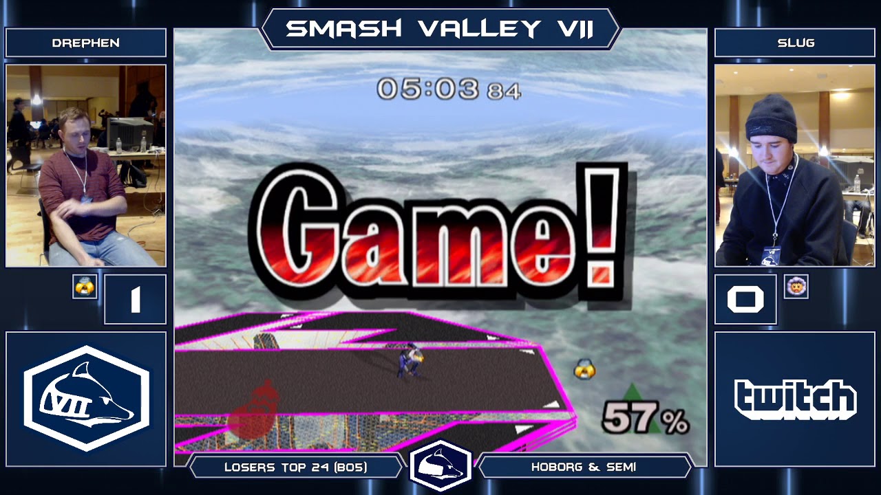 Smash Valley VII Melee Singles - Drephen (Sheik) vs SluG (Climbers ...