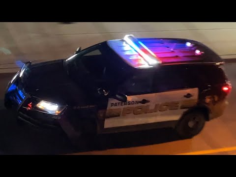 Paterson NJ Police Department Unit 803 Responding. 12-6-21 - YouTube