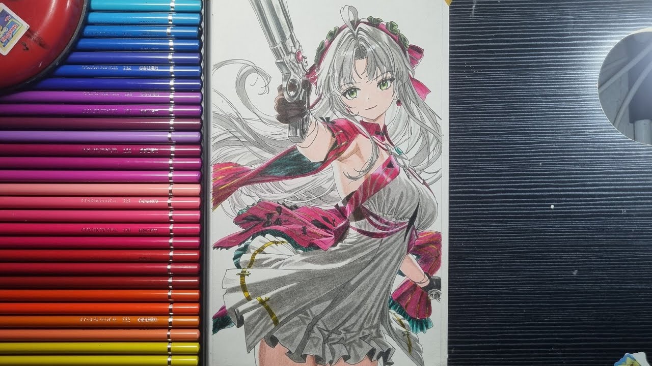 Drawing Carlotta - Wuthering Waves - YouTube