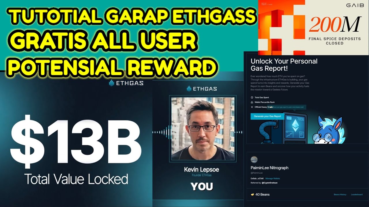 Airdrop Eth Gass Ethereum Project Yg Garap Dikit Potensi Caer | Full Tutorial Untuk Pemula ...