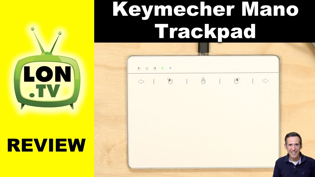 Keymecher Mano 603 Trackpad for Windows 10 PCs - YouTube
