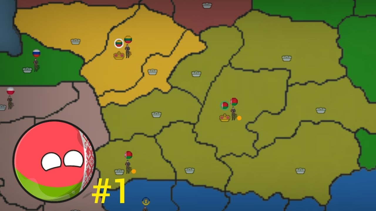 Первая игра за Беларусь.Как легко и быстро захватить весь мир - YouTube