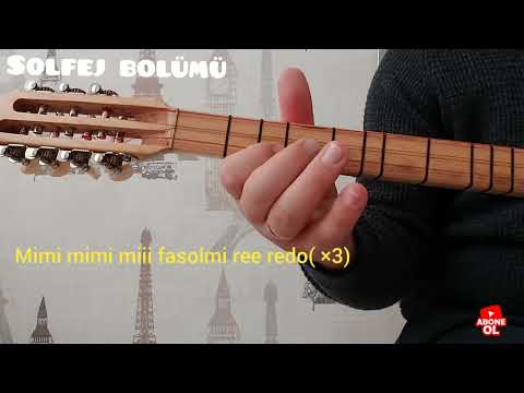 Pınar Başından Bulanır Canım Oy bağlama ile notalı, solfejli 🎵🎶