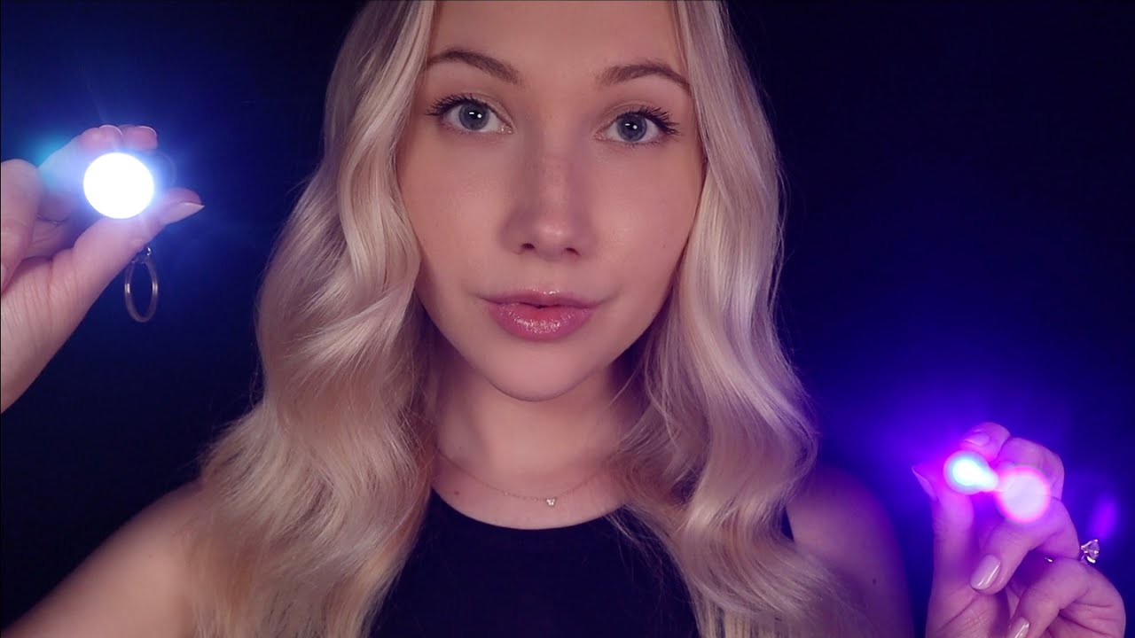 ASMR Sleepy Light Hypnosis | Follow the Light, Gentle Face Scanning ...