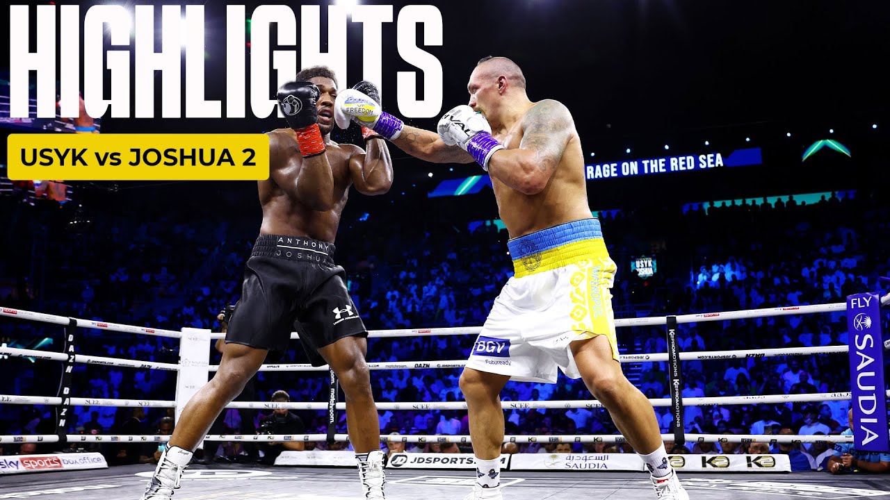 LEGENDARY FIGHT💥 USYK vs JOSHUA 2 | HIGHLIGHTS - YouTube
