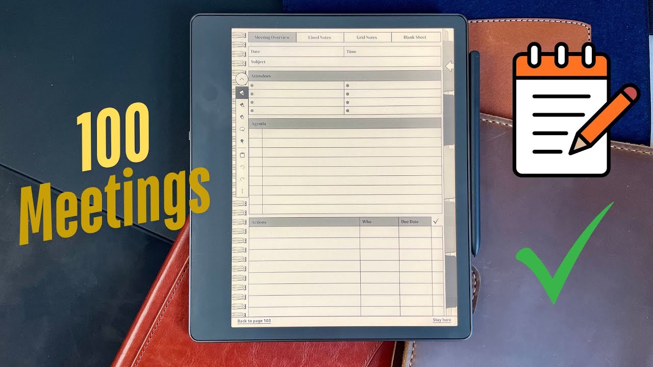 Meeting Notes for the Kindle Scribe - YouTube
