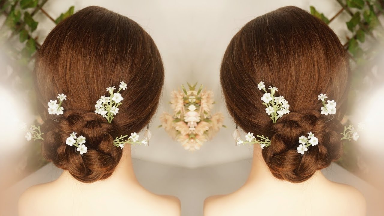 Simple hairdo 5 minutes | hairdo termudah 2020, simple updo wedding ...