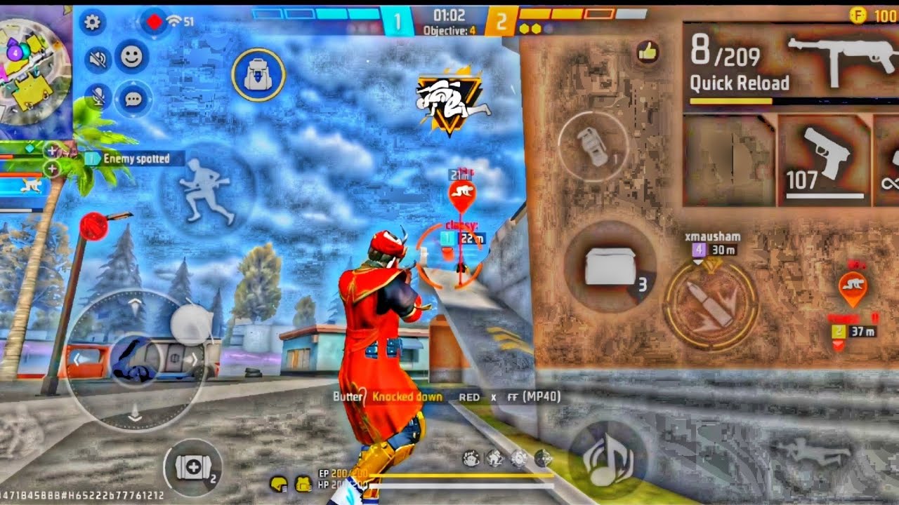 FREE FIRE || CLASH SQUAD || GAMEPLAY || RUSH GAMEPLAY || B 10 Gaming ...